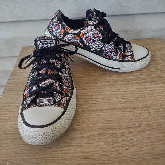 Converse | Shoes | Unisex Converse Chuck Taylor All Star Sugar Skulls ...